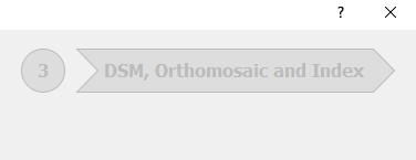 Menu Process > Output Status... - PIX4Dmapper